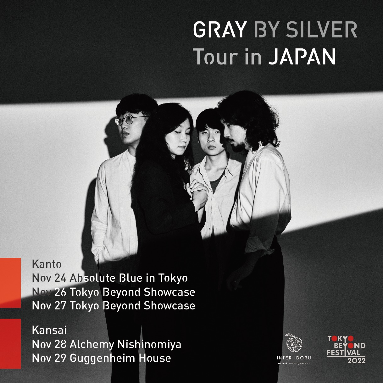 11/29 (火) GRAY BY SILVER LIVE＠「ETERNAL GRAY」From KOREA | 旧グッゲンハイム邸